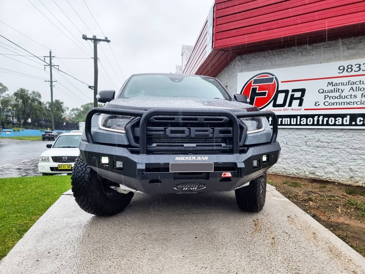 Rocker 078-02SQ Triple Loop Premium Winch Bar for Ford Ranger Raptor ...